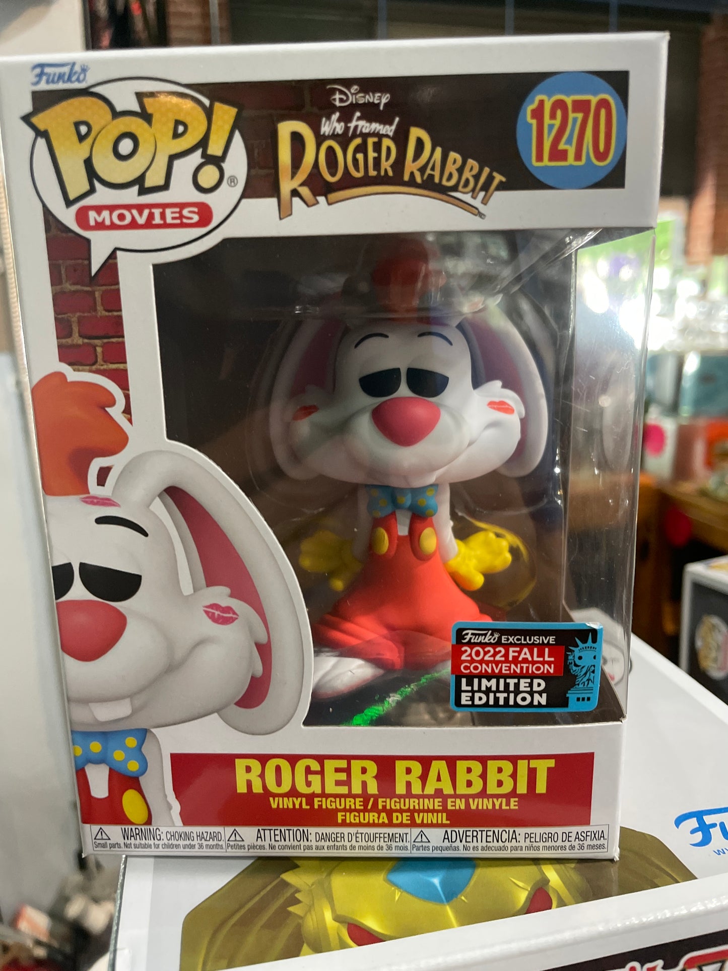 Who framed Roger Rabbit 1270 exclusive disney Funko pop vinyl figure ...
