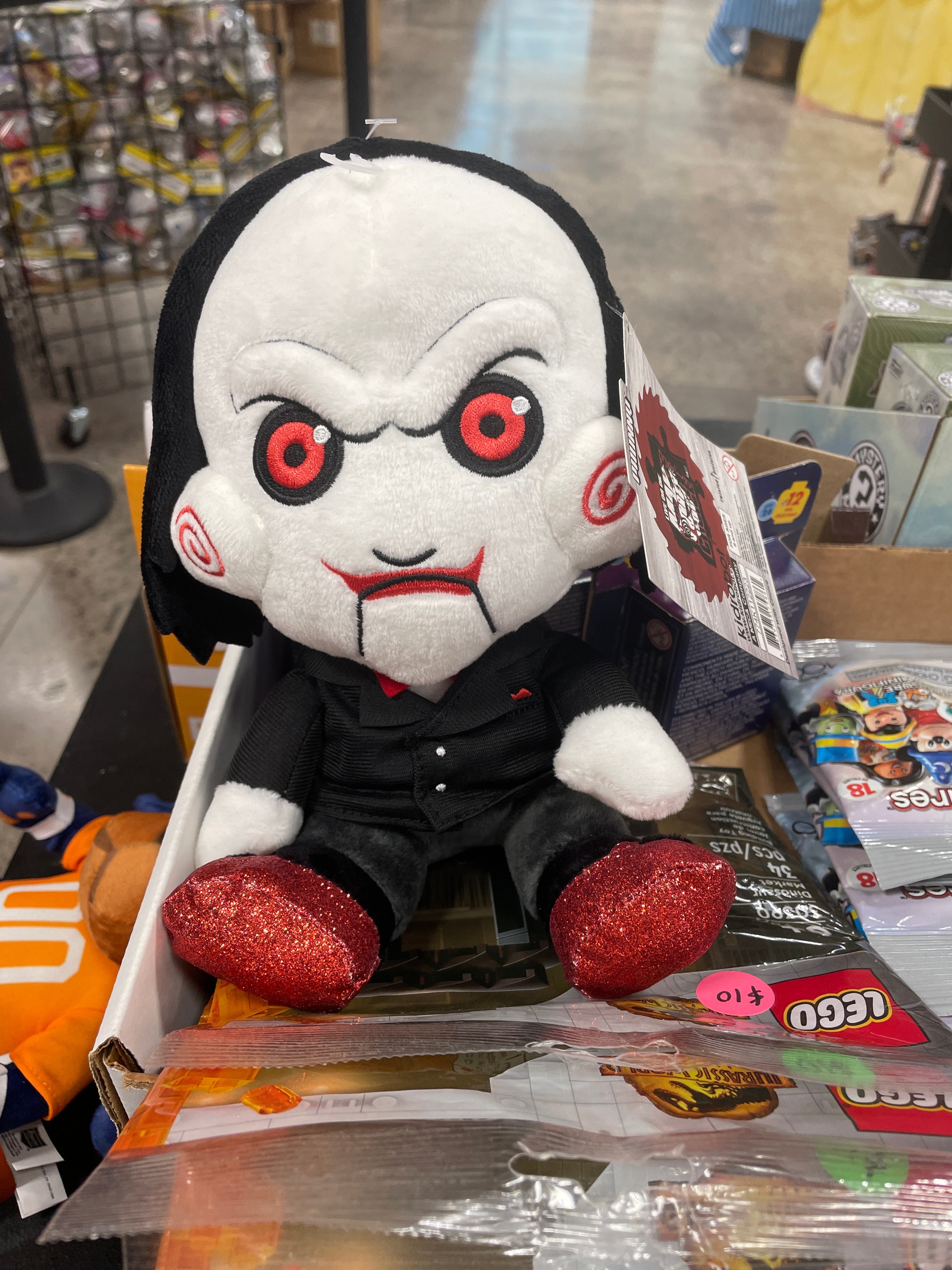 Saw Billy Plush- Phunny by Kidrobot – Tall Man Toys & Comics