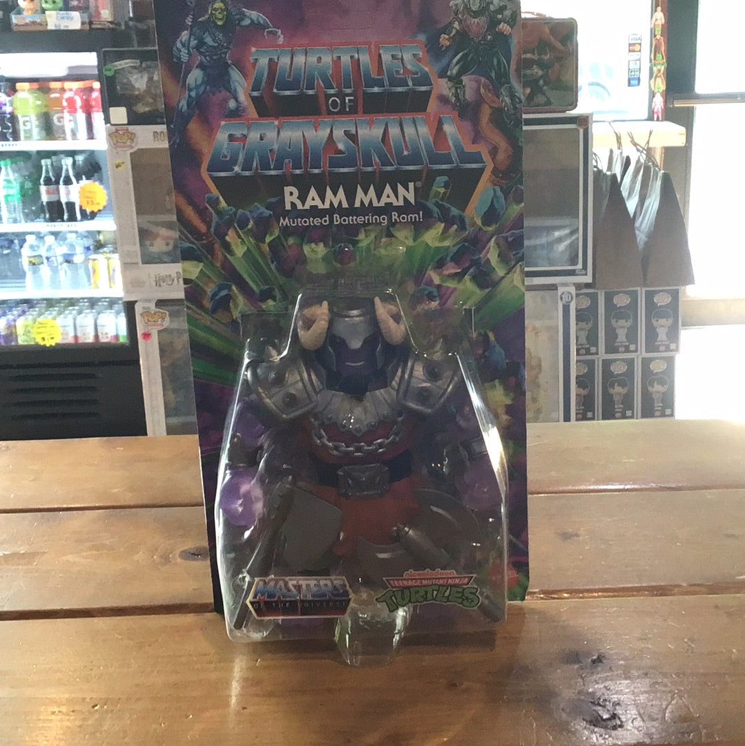 Turtles of Grayskull - MOTU X TMNT -Ram Man- Mattel retro Action Figur ...