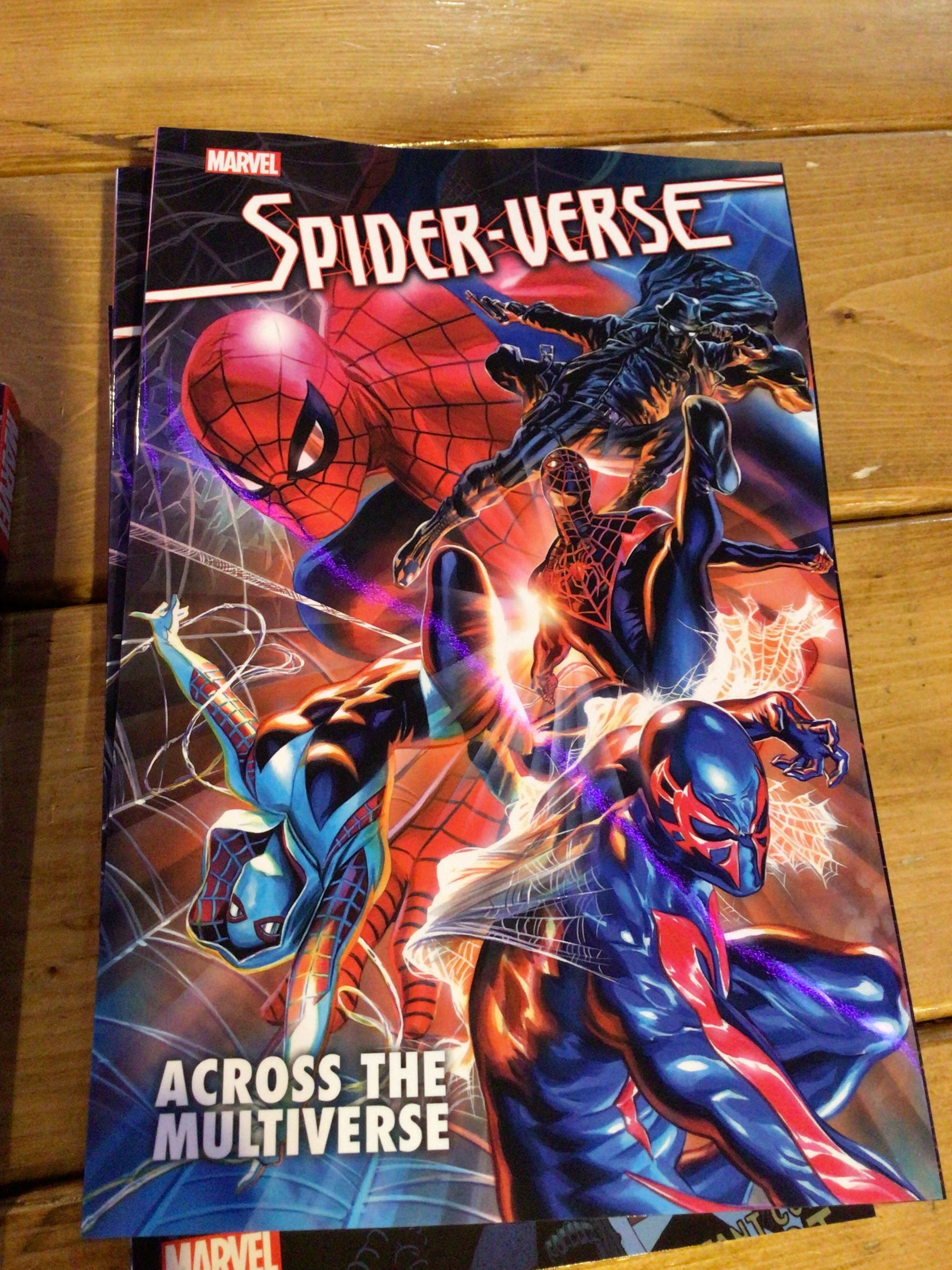 Spider-Verse Across the Multiverse Graphic Novel – Tall Man Toys & Comics