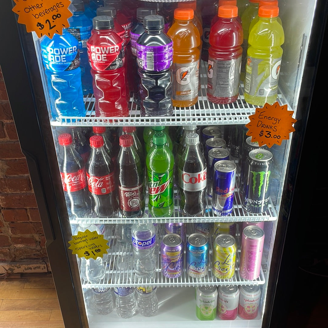 In store cold drinks – Tall Man Toys & Comics